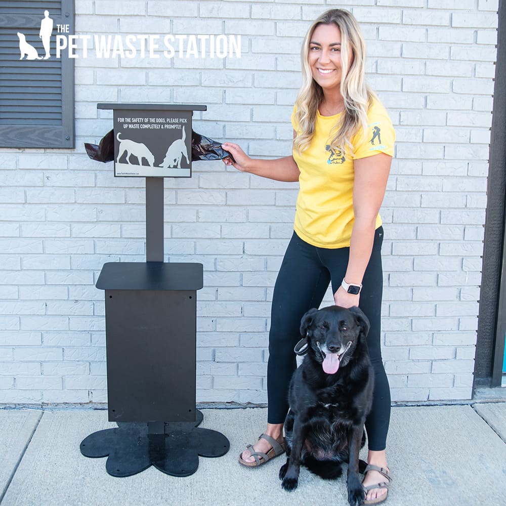 The Paw Station Free Standing - The Pet Waste Station