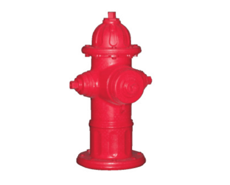 Red Portable Fire Hydrant - The Pet Waste Station