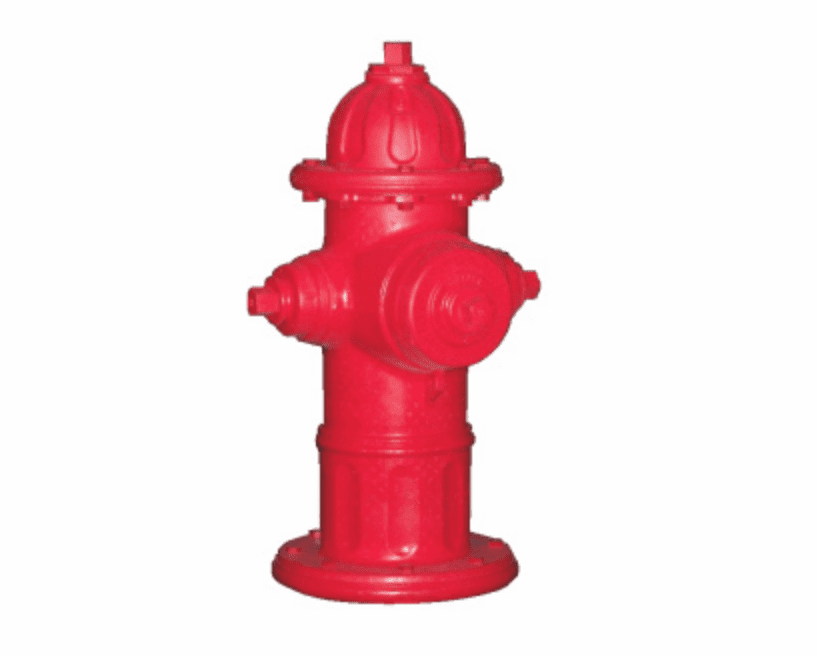 Red Portable Fire Hydrant - The Pet Waste Station